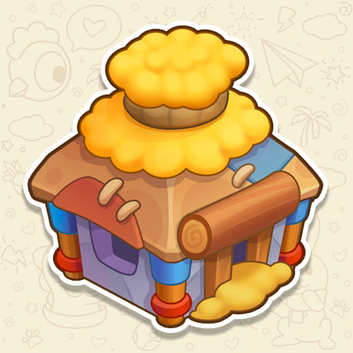 ArtStation - UI elements Family Island