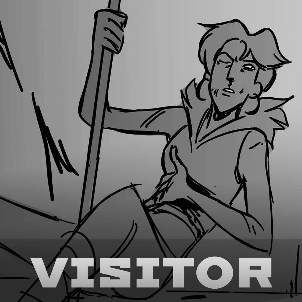 ArtStation - "Visitor", storyboard