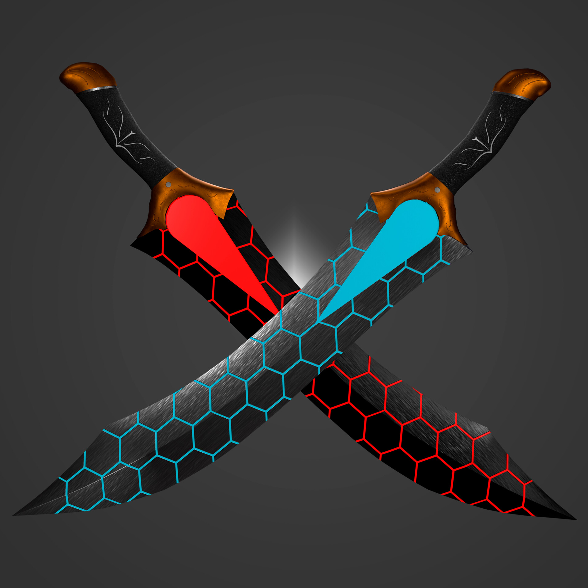 ArtStation - Twin Swords