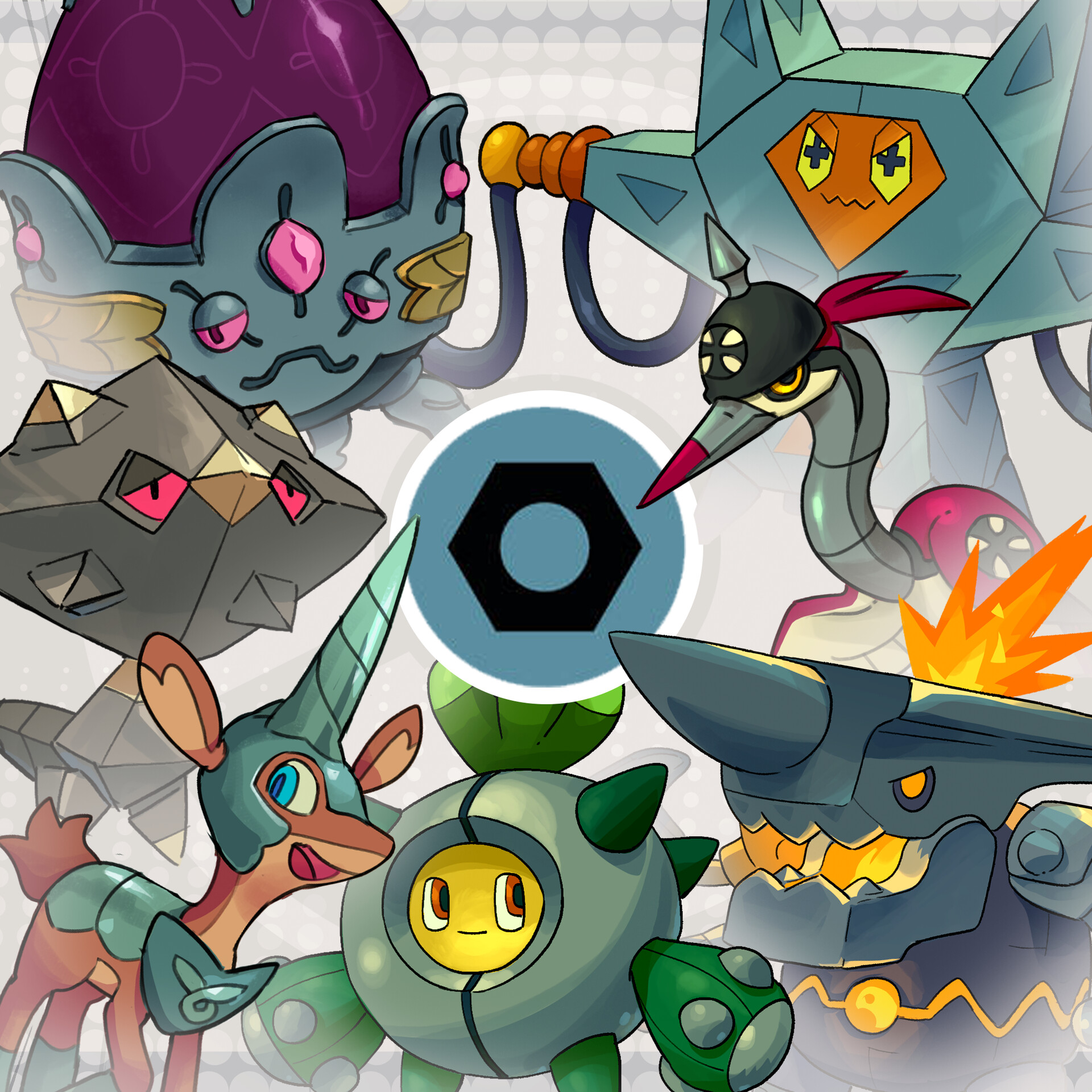 ArtStation - Fakemon Frenzy - Steel
