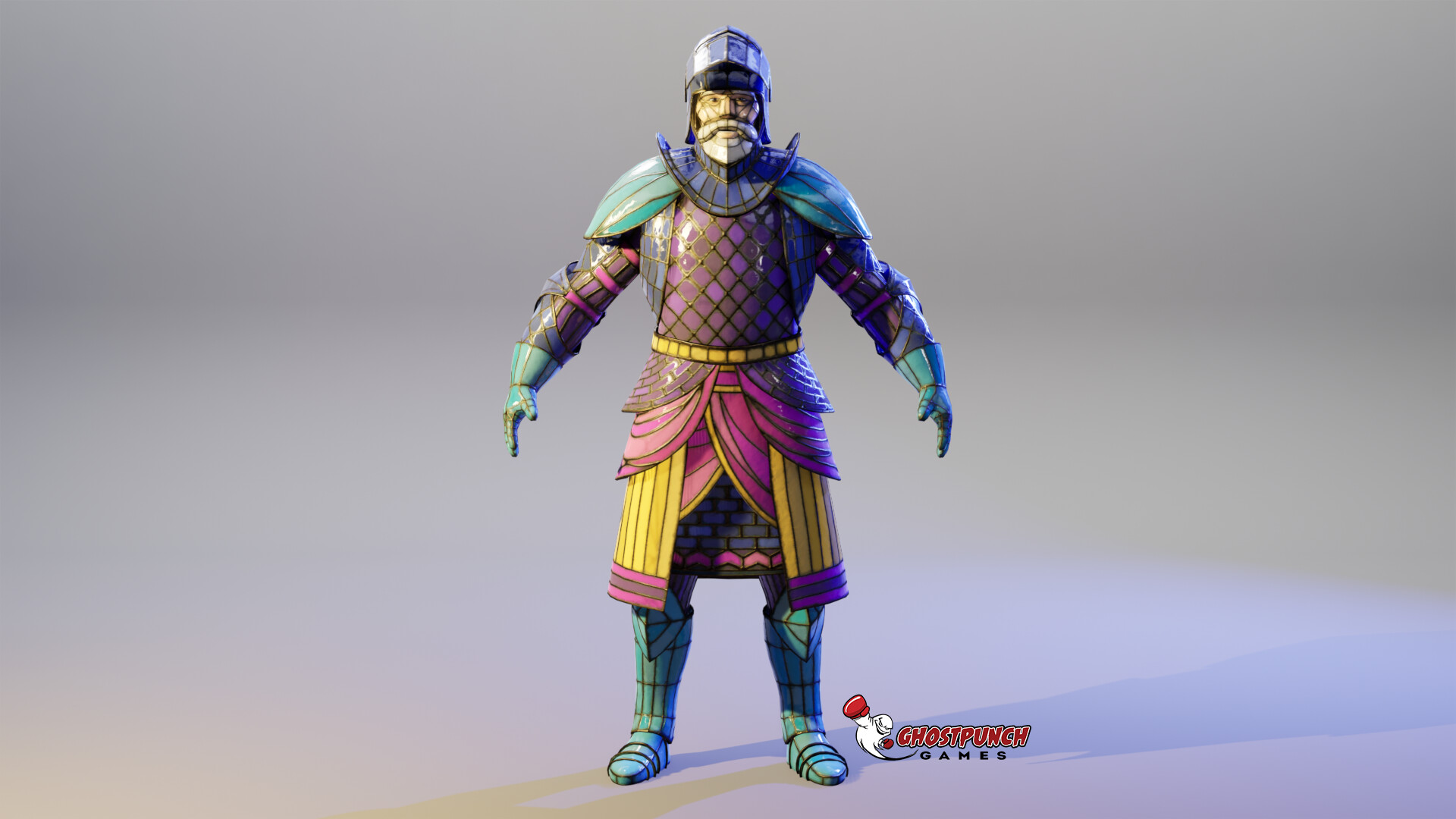 ArtStation - Stain Glass Knight Unannounced Project