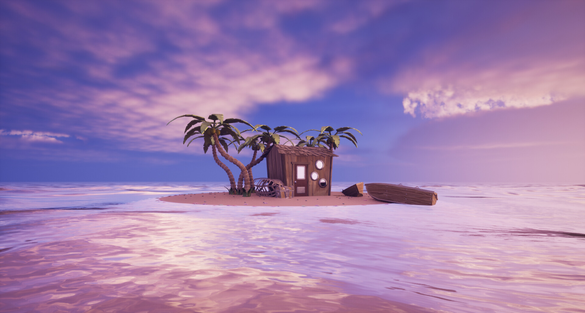 ArtStation - Desert Island