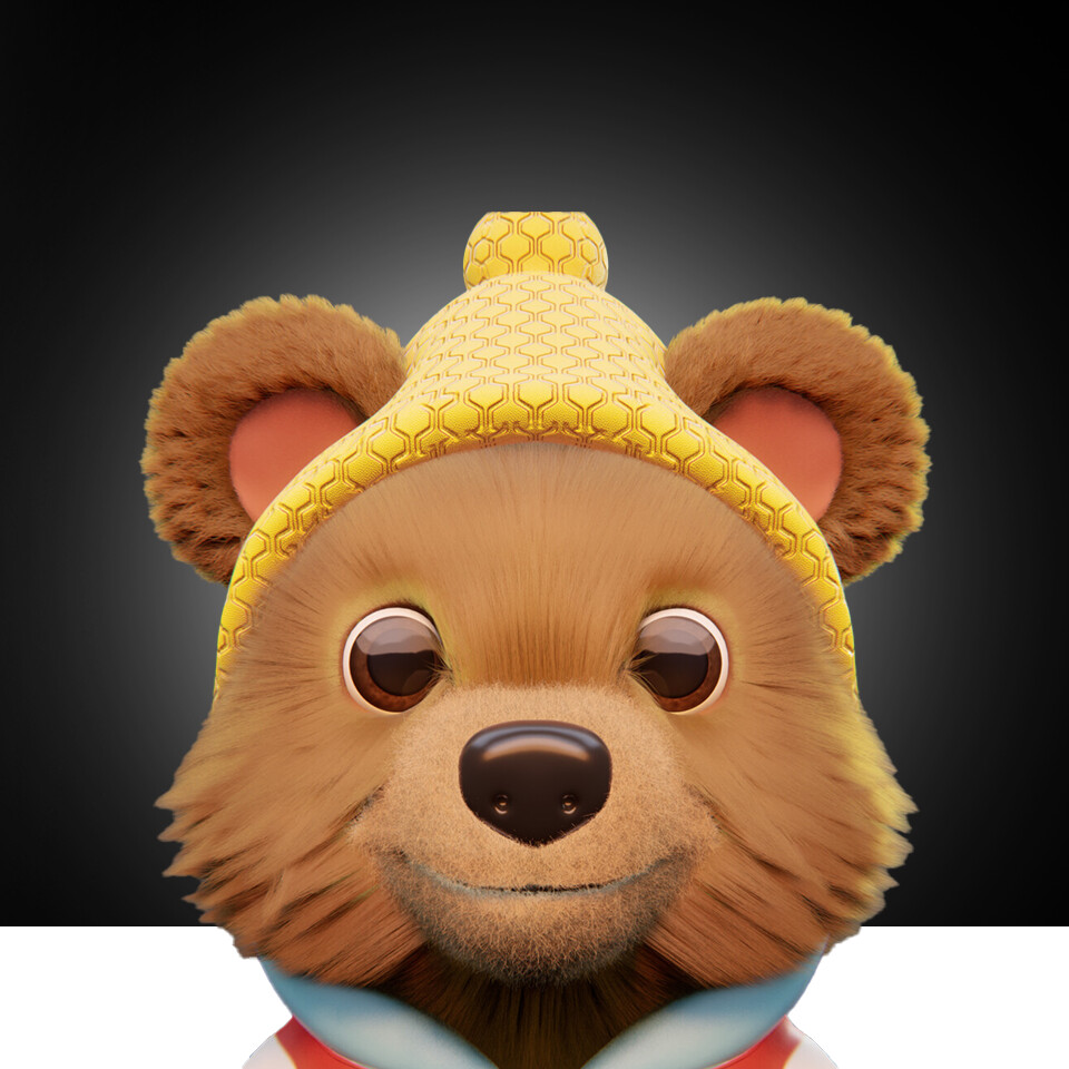 Giorgi Dvalidze - Fluffy the Adorable Cartoon Bear
