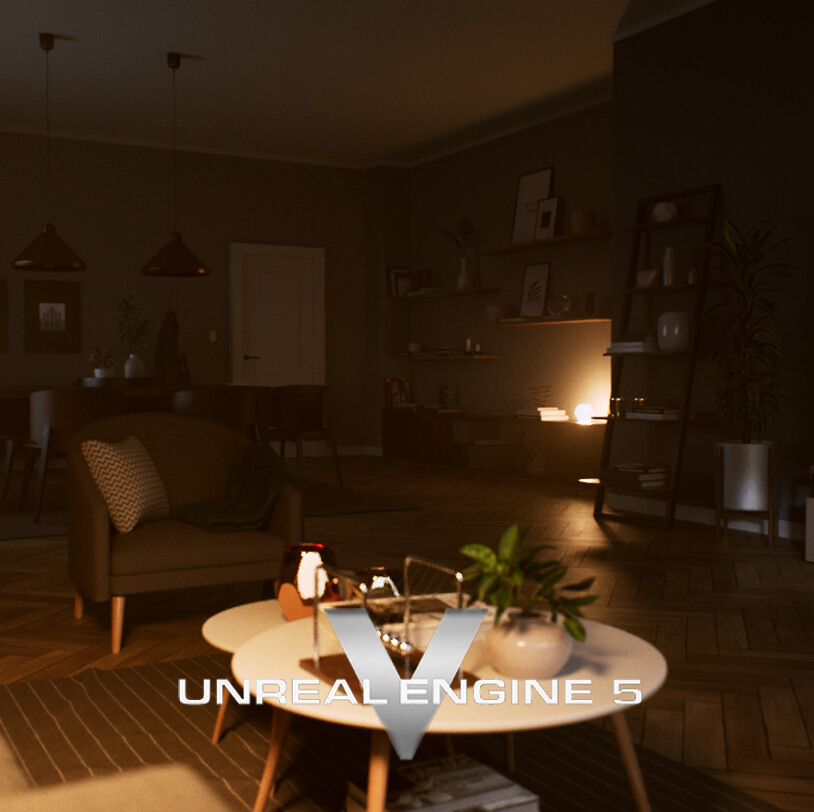 ArtStation - Sample room - Relight