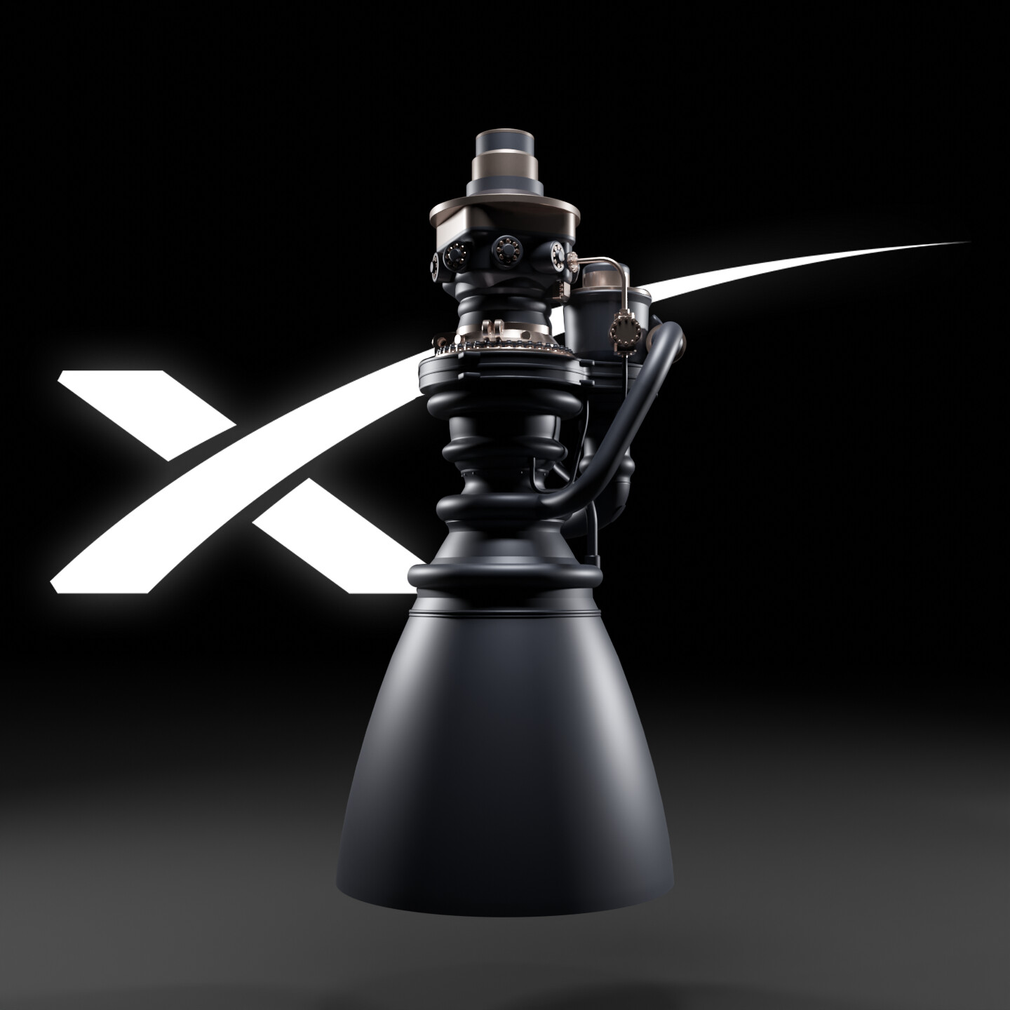 ArtStation - SpaceX Raptor 3 Engine