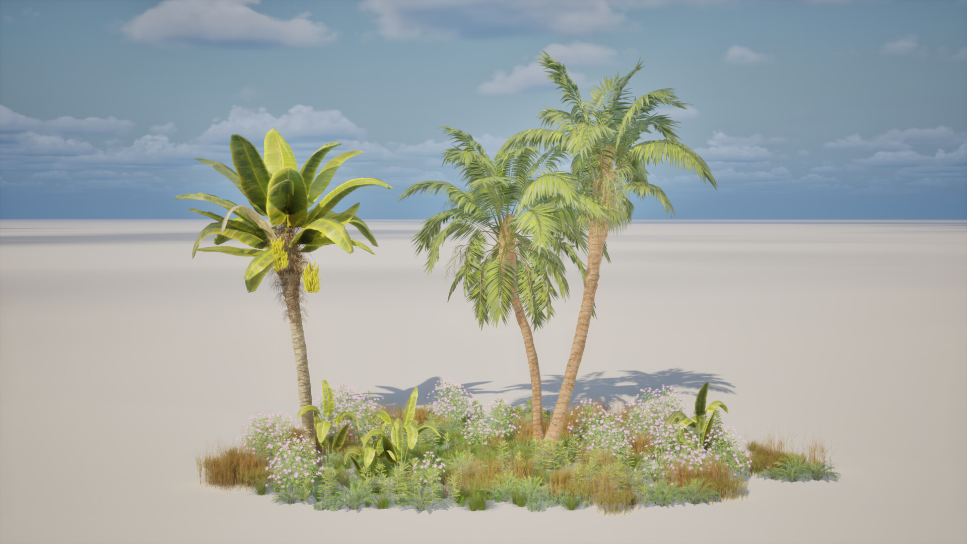 ArtStation - Tropical biome foliage