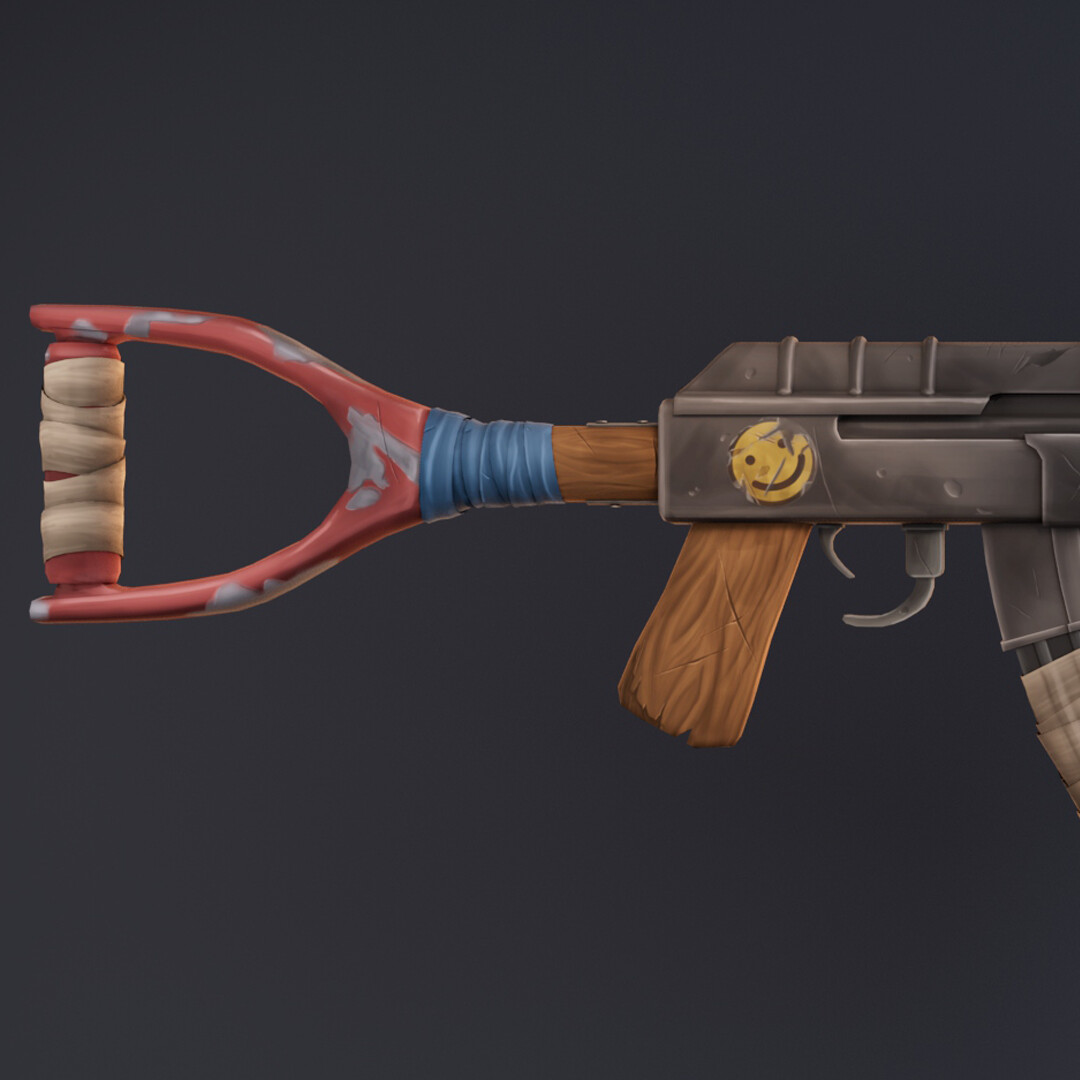 ArtStation - Assault Rifle - Rust