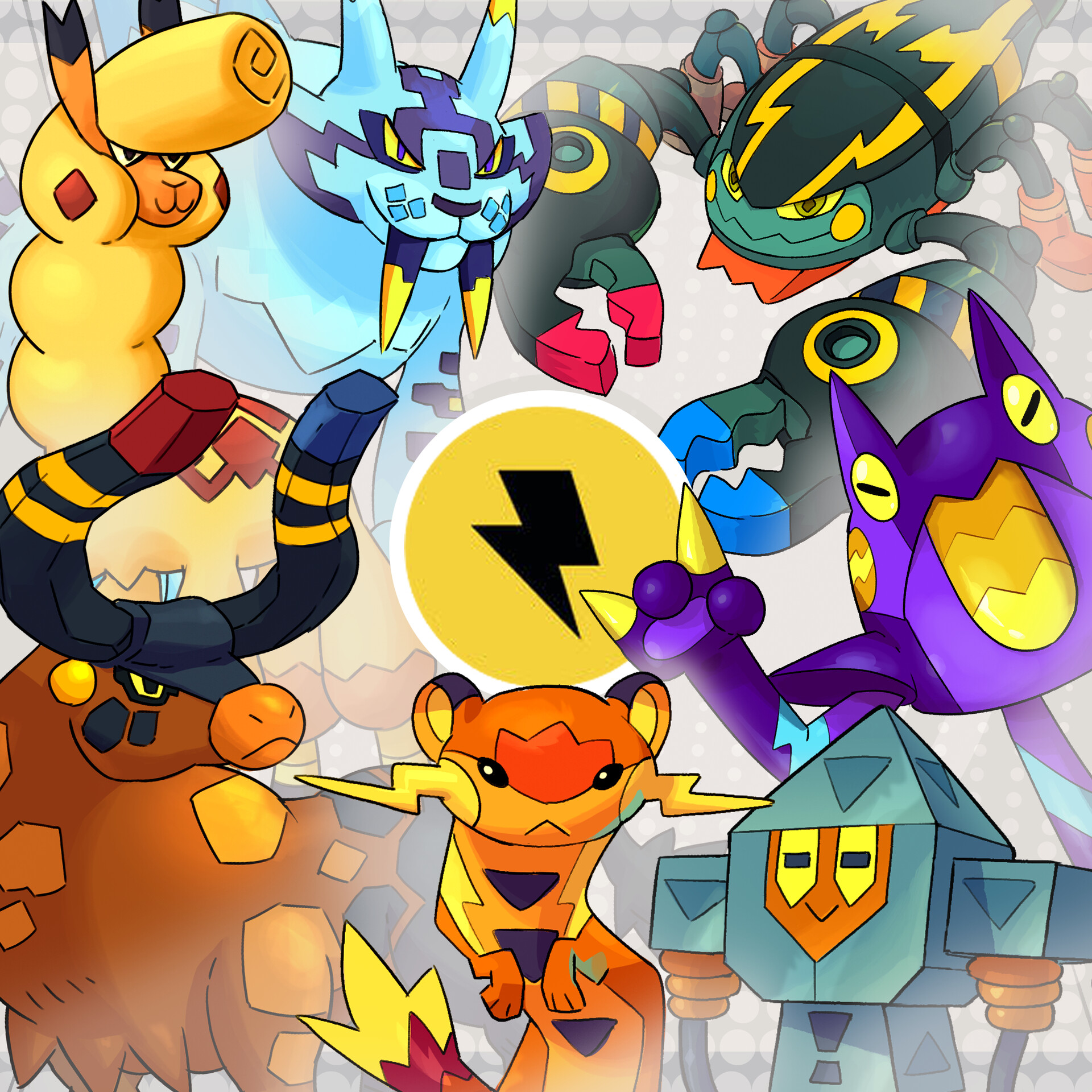 ArtStation - Fakemon Frenzy - Electric