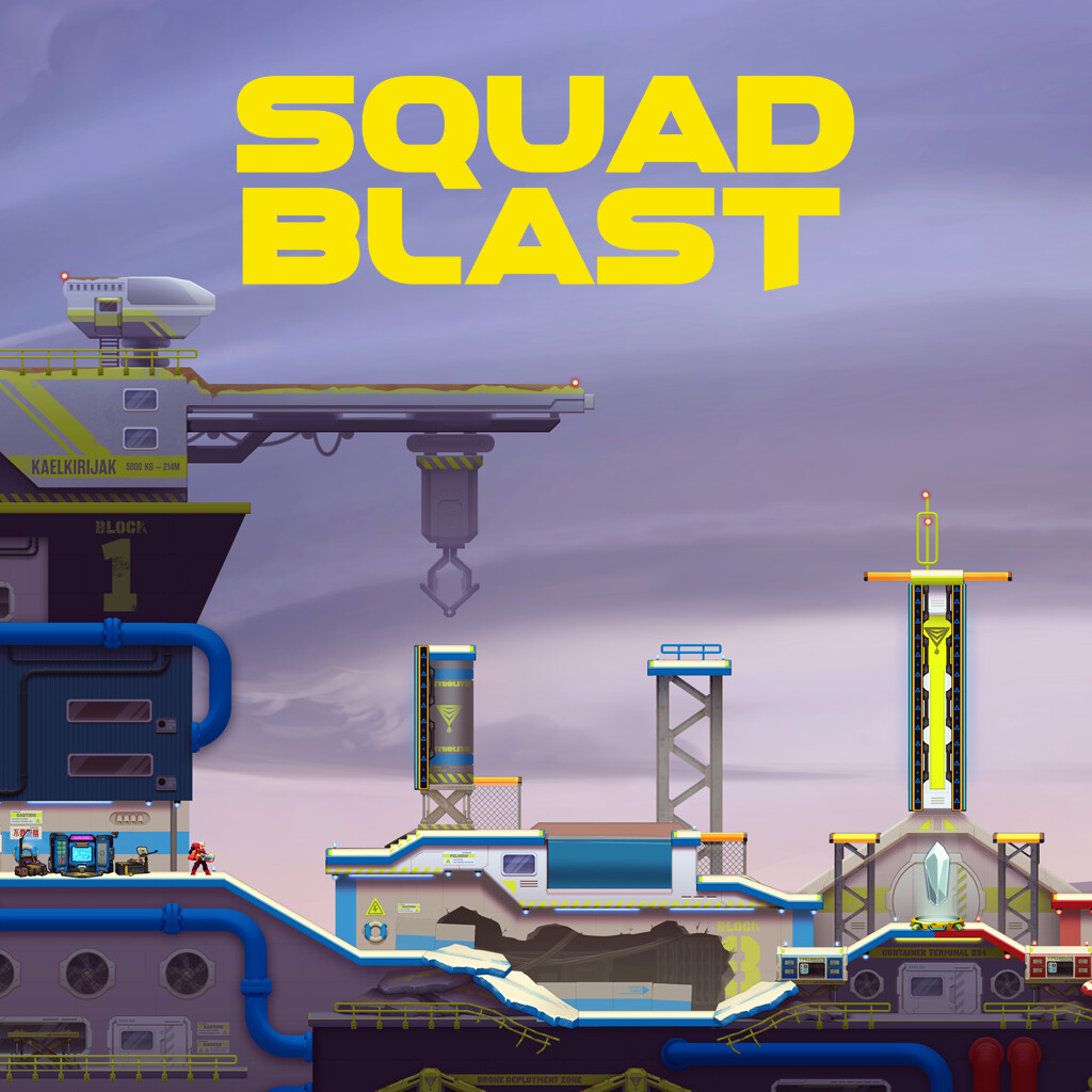 ArtStation - SquadBlast – Seaporch map concept art and tileset