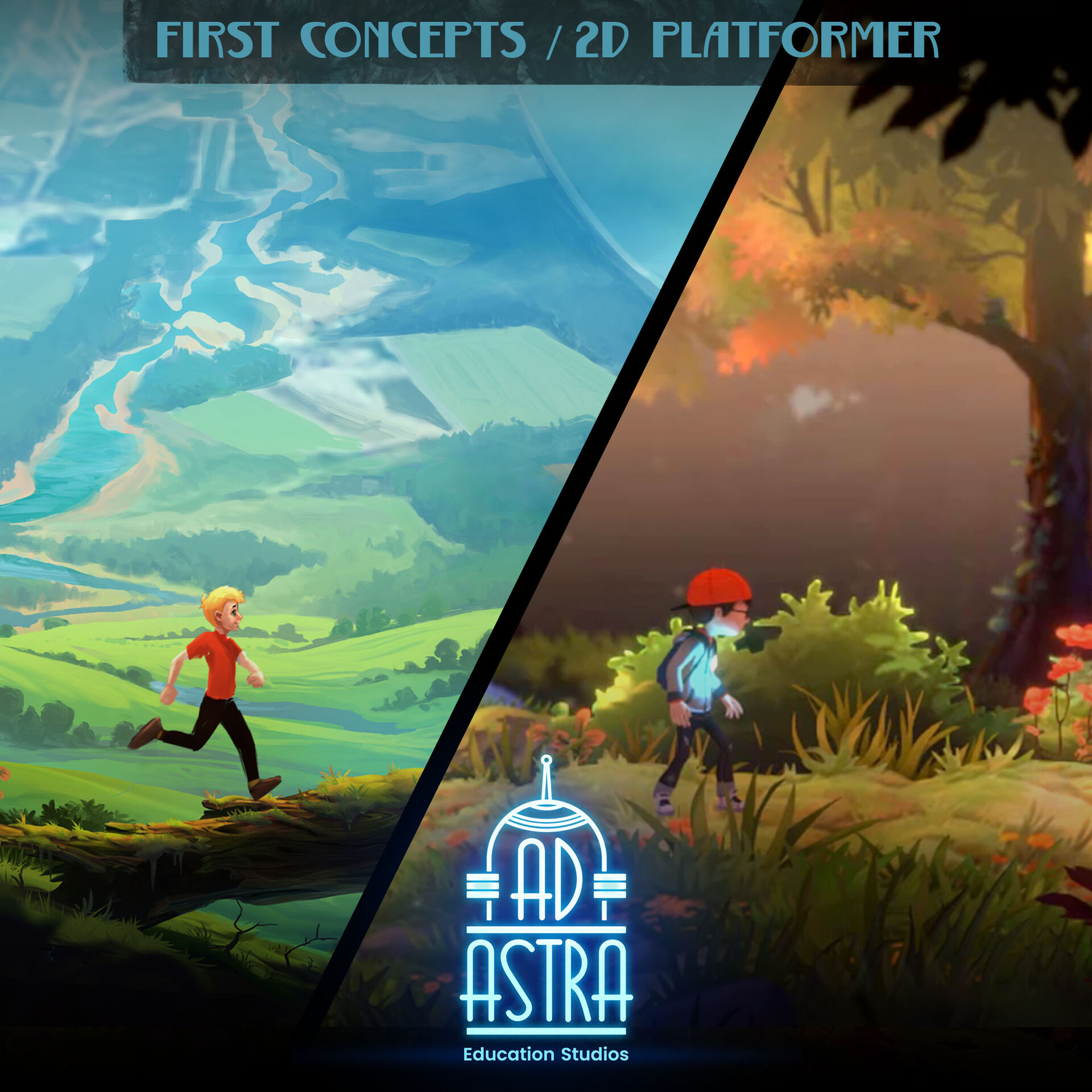 ArtStation - 2D platformer, concepts and assets.