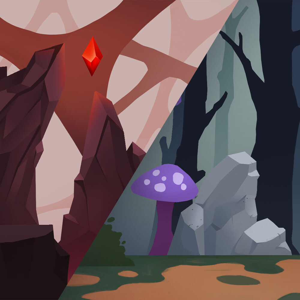 ArtStation - 2D Game Backgrounds