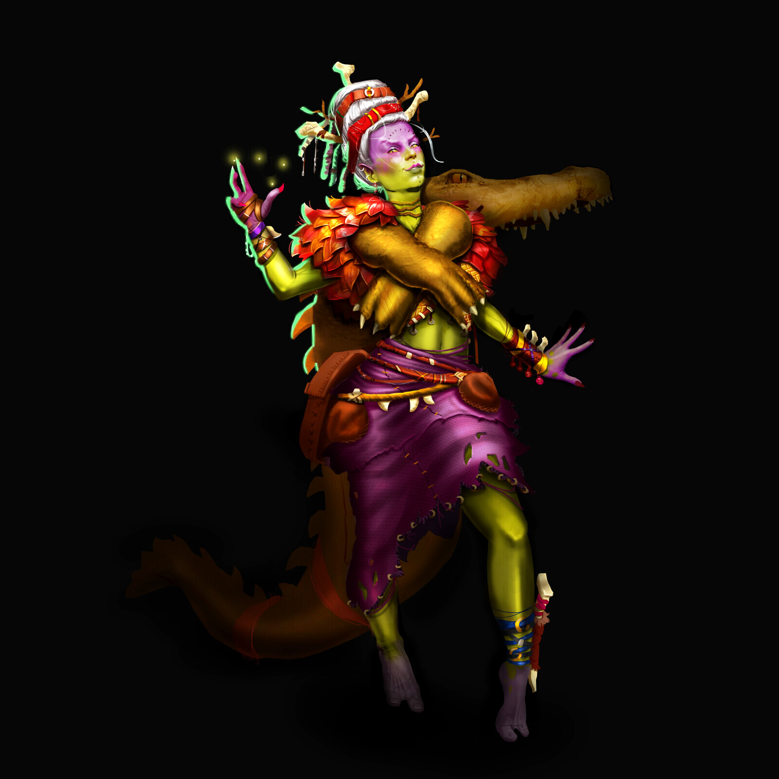 ArtStation - Cuca - Brazilian Folklore + studies