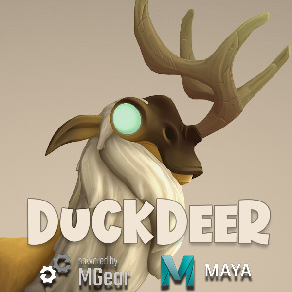ArtStation - Duckdeer, mGear Maya Rig