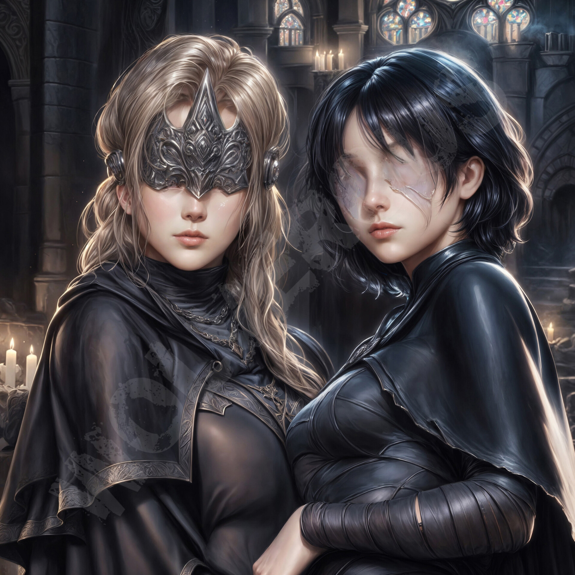 ArtStation - Firekeeper + Maiden In Black (DS3 + Demons Souls)