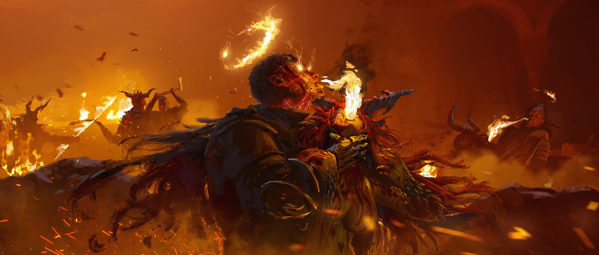 ArtStation - Devouring demons: Those who cannot devour demons will be ...