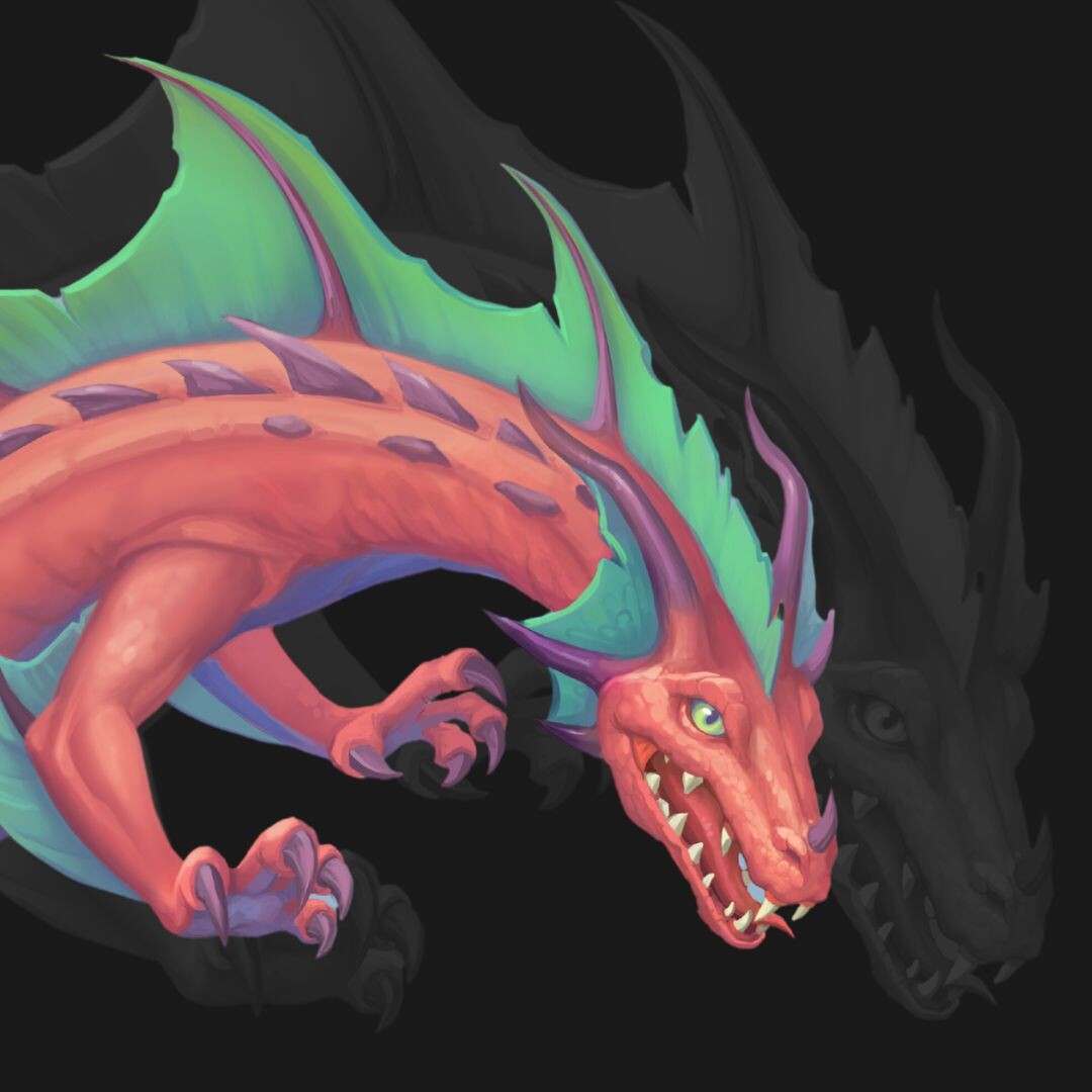 ArtStation - 2D Dragon
