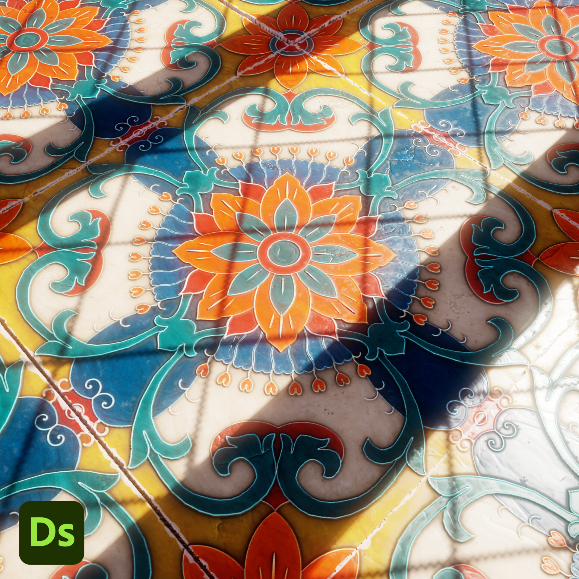 ArtStation - Tile ornament