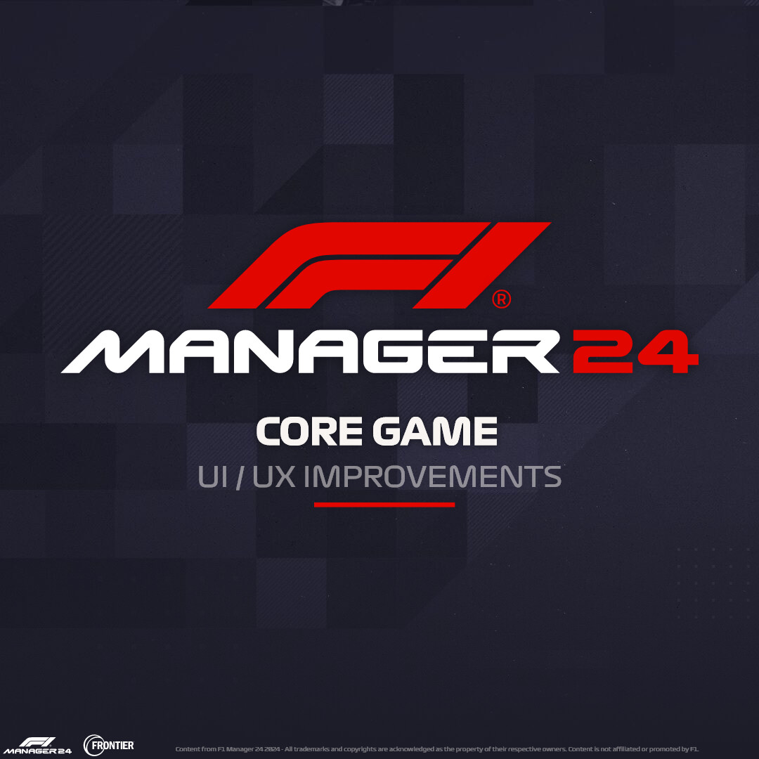 ArtStation - F1 Manager 24 - UI/UX Design