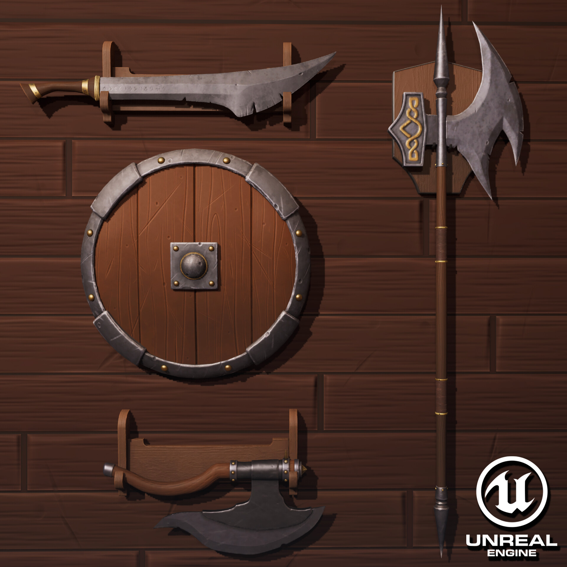 ArtStation - Stylized Weapon Set (Real-Time)