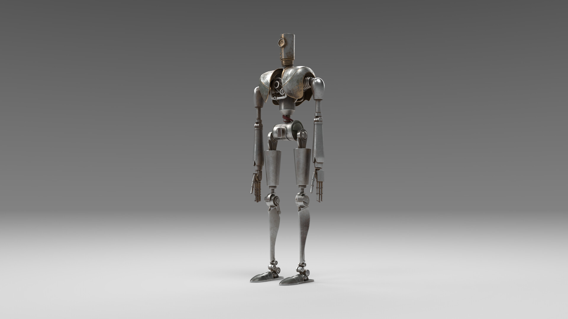 ArtStation - Rusty robot material LookDev | 生锈机器人材质开发制作