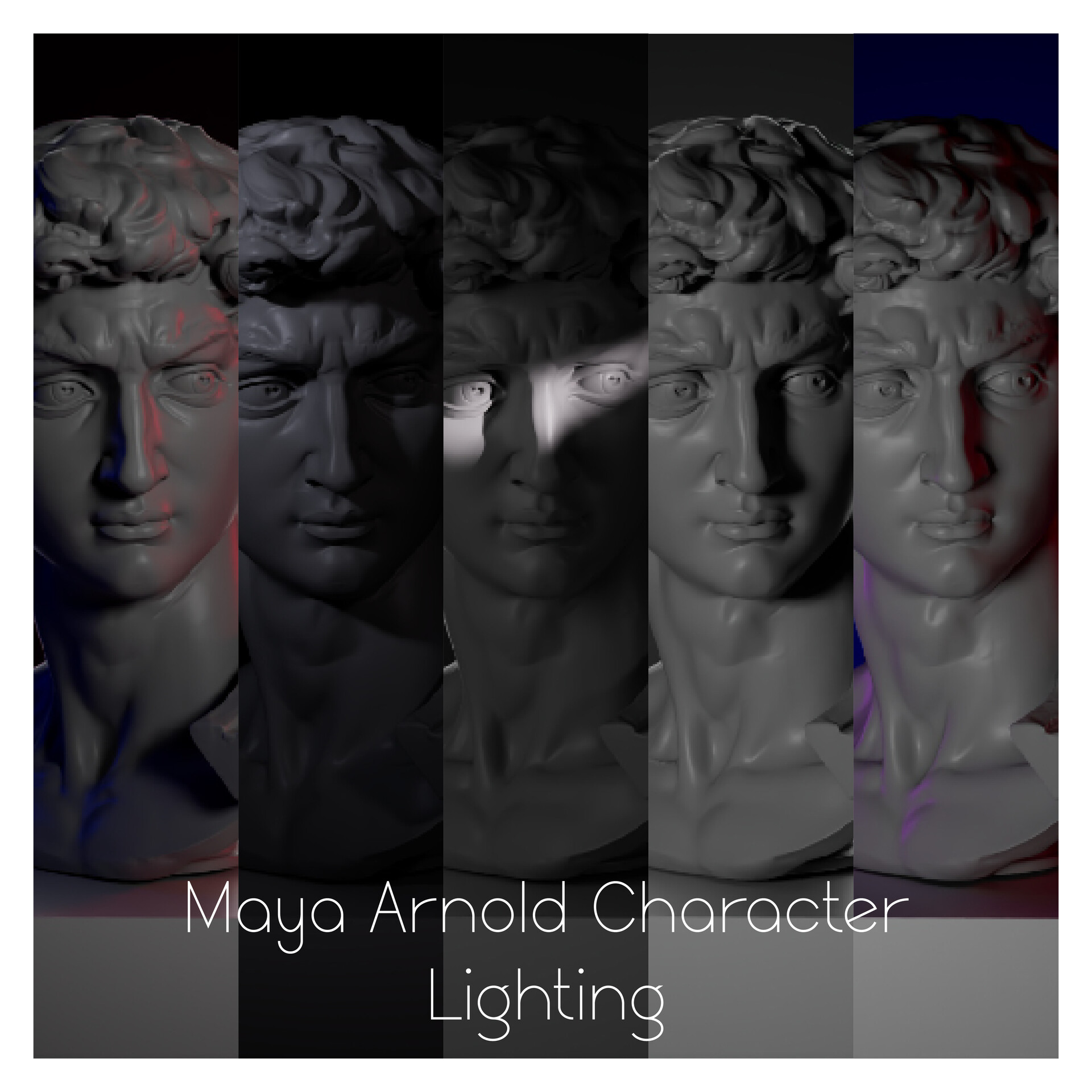 ArtStation - Maya Arnold Character Lighting
