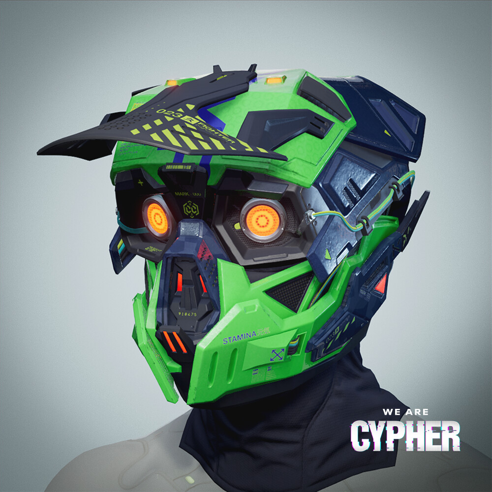 ArtStation - Cypher - Racer Helmet