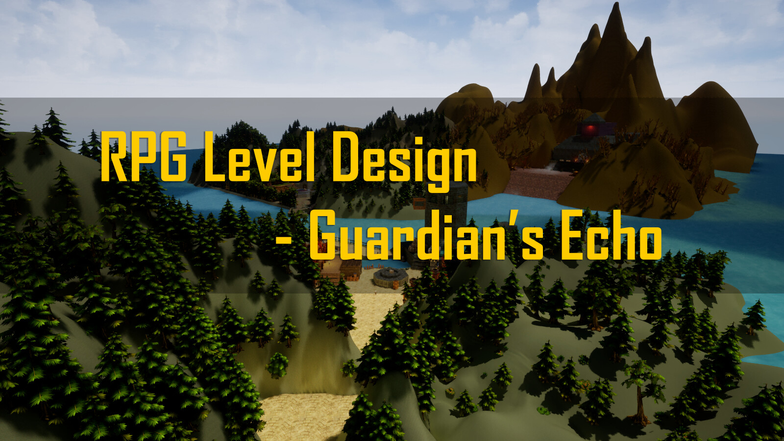 ArtStation - RPG Level Design & Set-dressing: Guardian's Echo