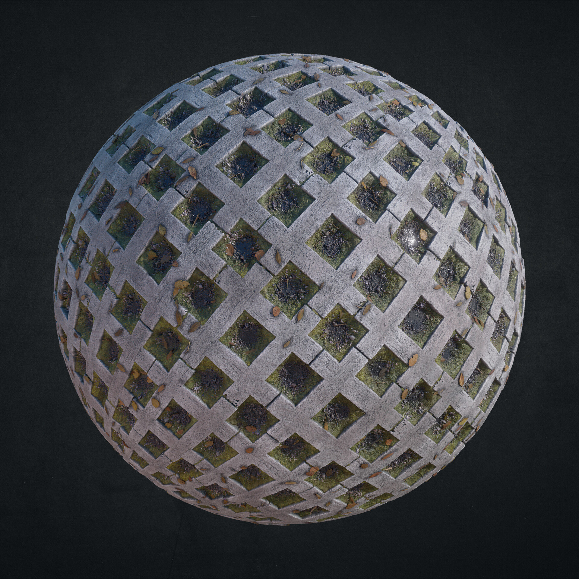 ArtStation - Mossy CobbleStone