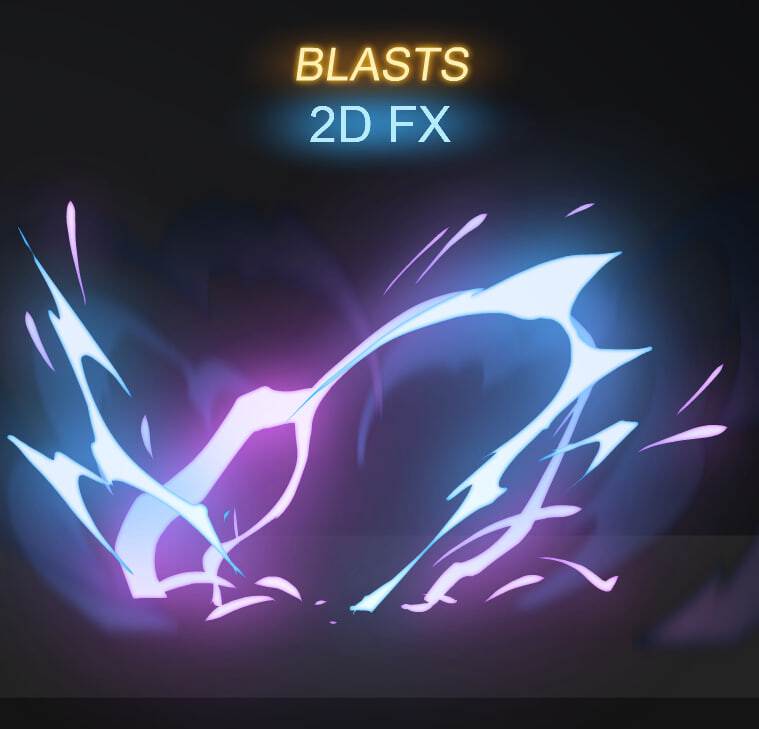 ArtStation - Blasts 2D FX Animation