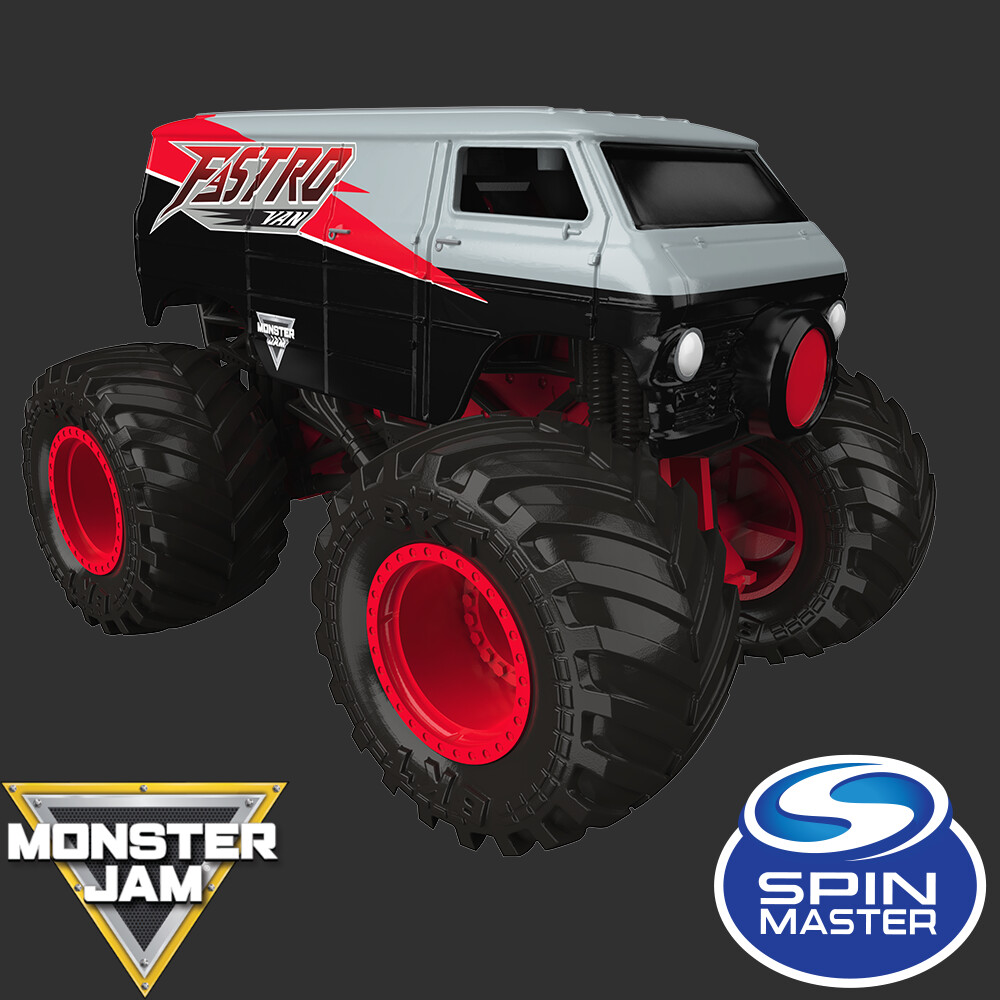 Natakoa Golden - Monster Jam 1:64 Scale Collectable Toy Trucks