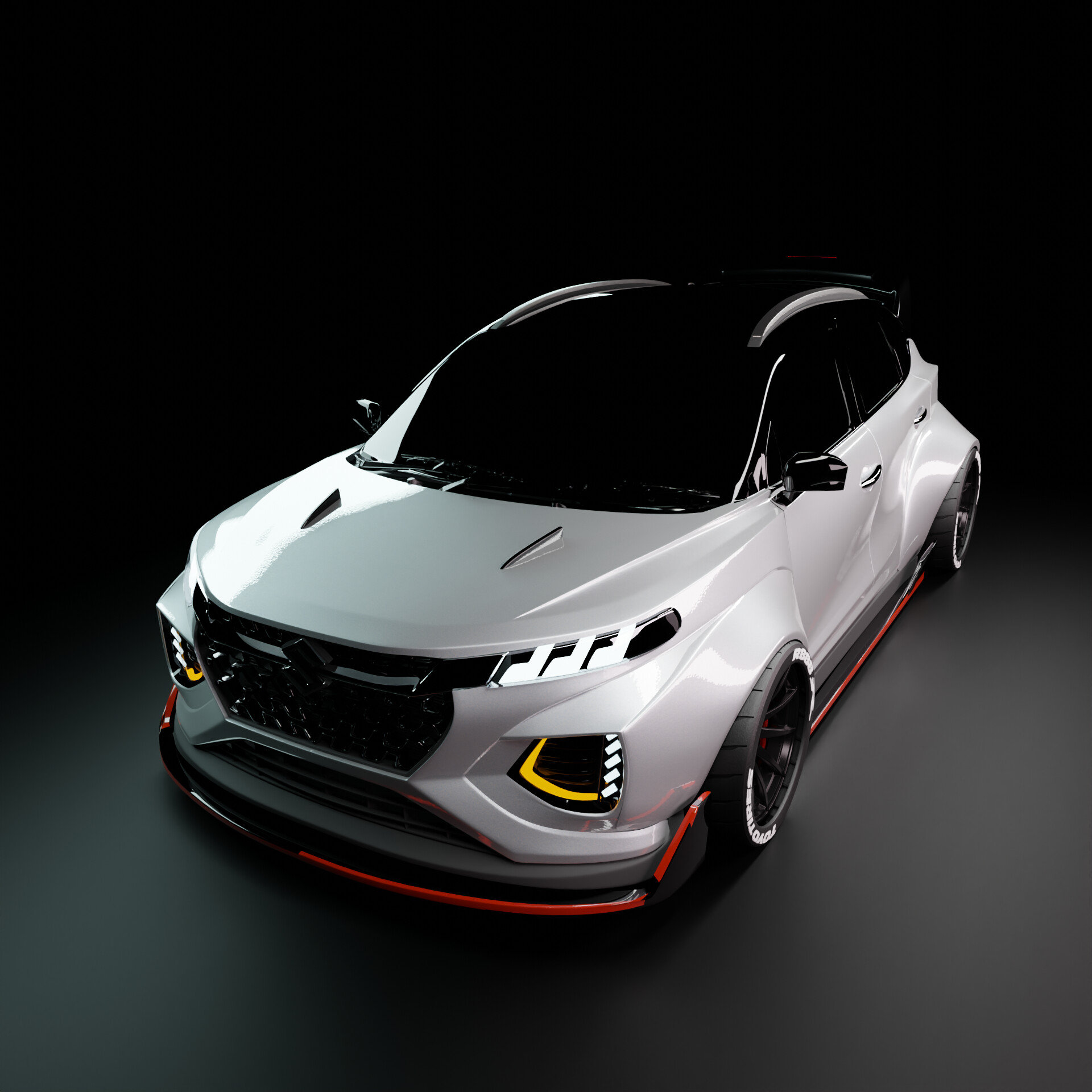 ArtStation - maruti suzuki fronx (modfied)