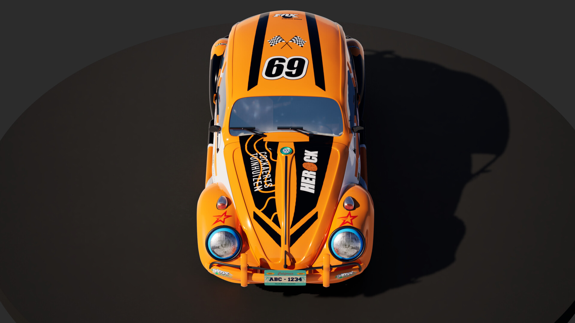 ArtStation - Bettle Racing Car 1959