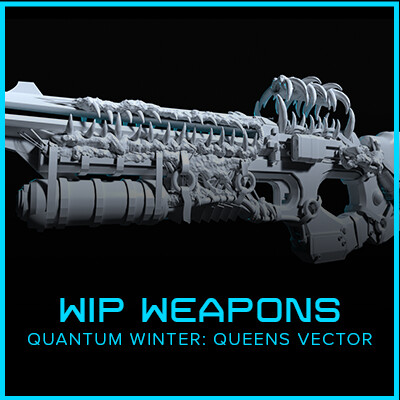 ArtStation - WIP Weapons of Queens Vector