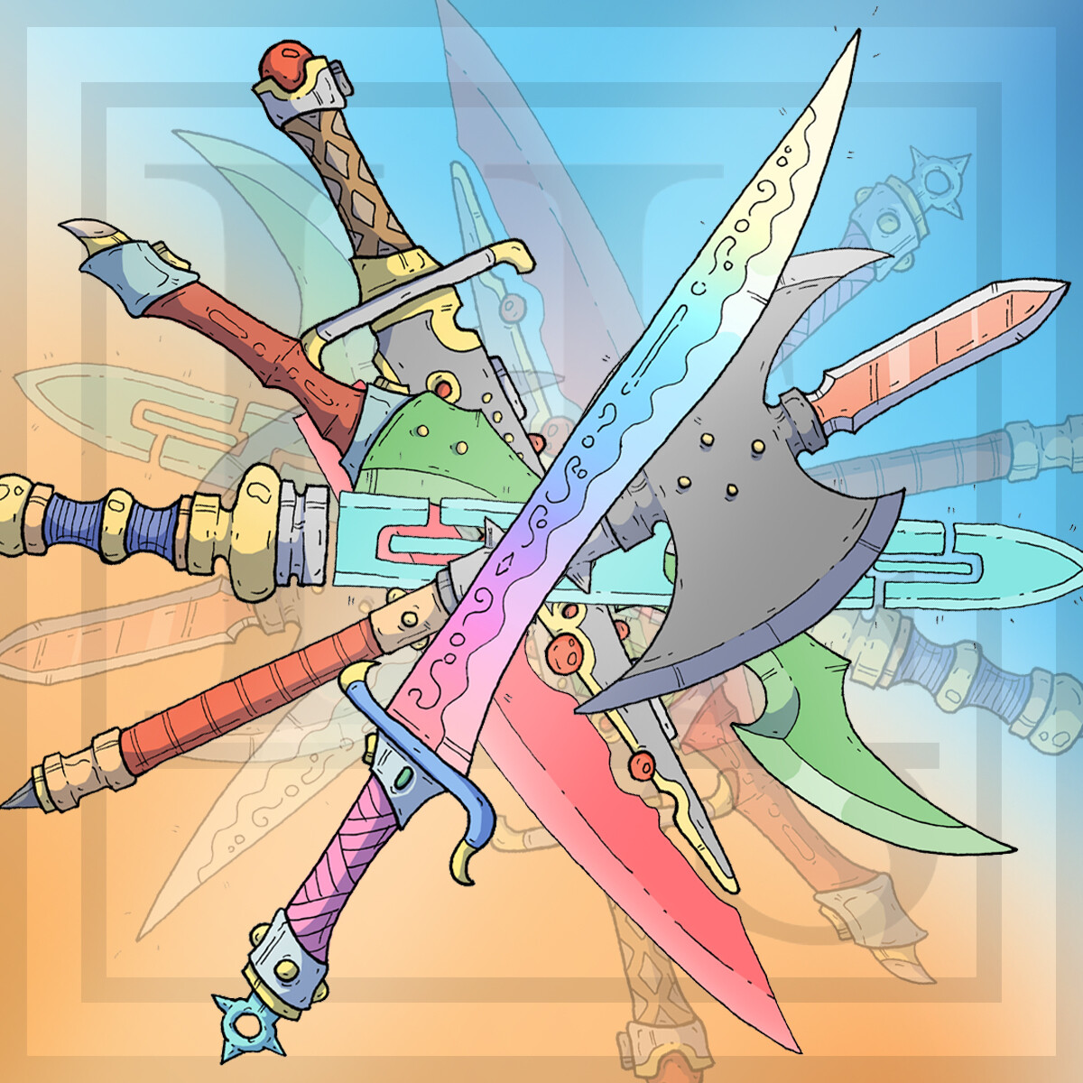 ArtStation - Epic Blades, Sketch Collection