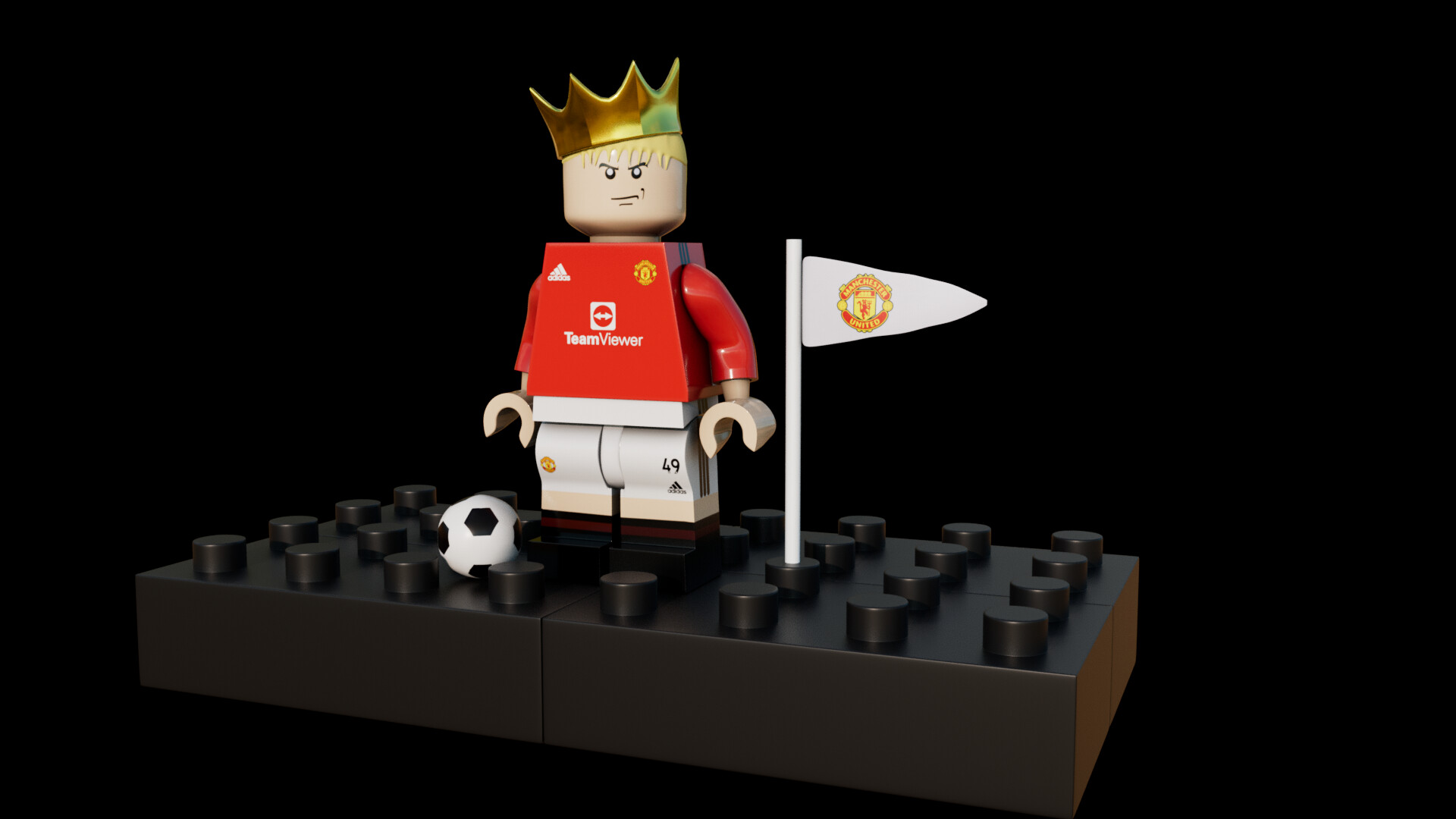 ArtStation - Alejandro Garnacho LEGO Model