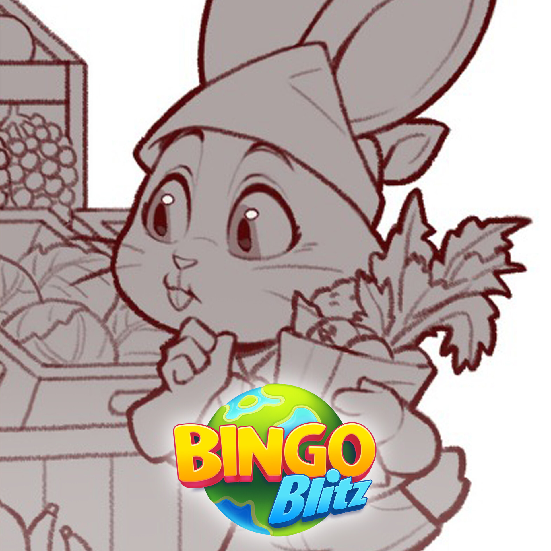 ArtStation - Sketches - Bingo Blitz