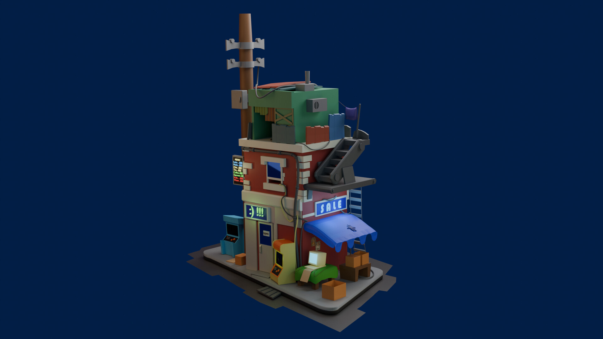 ArtStation - 3D Building