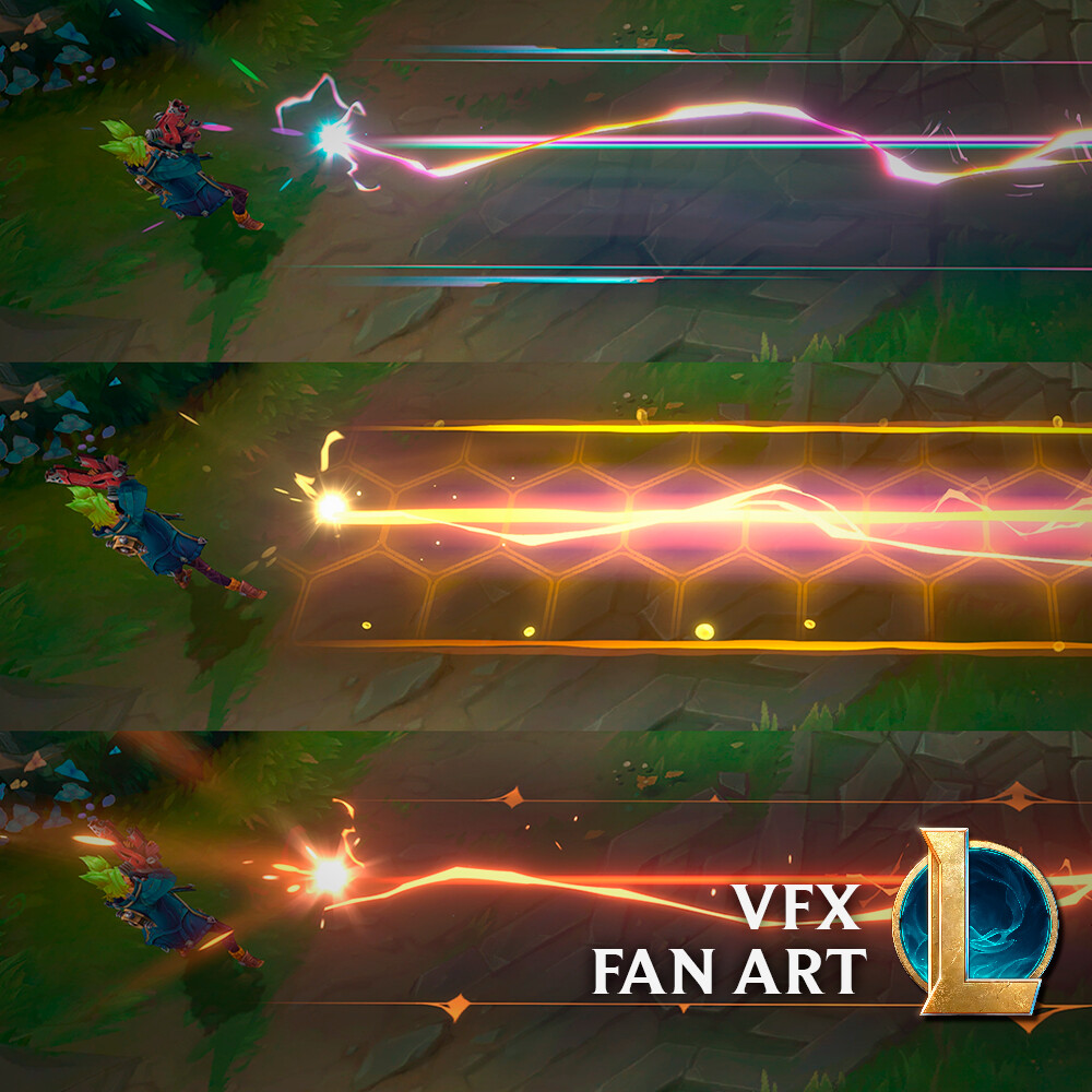 ArtStation - Zeri's W Practice - VFX Fan Art 04