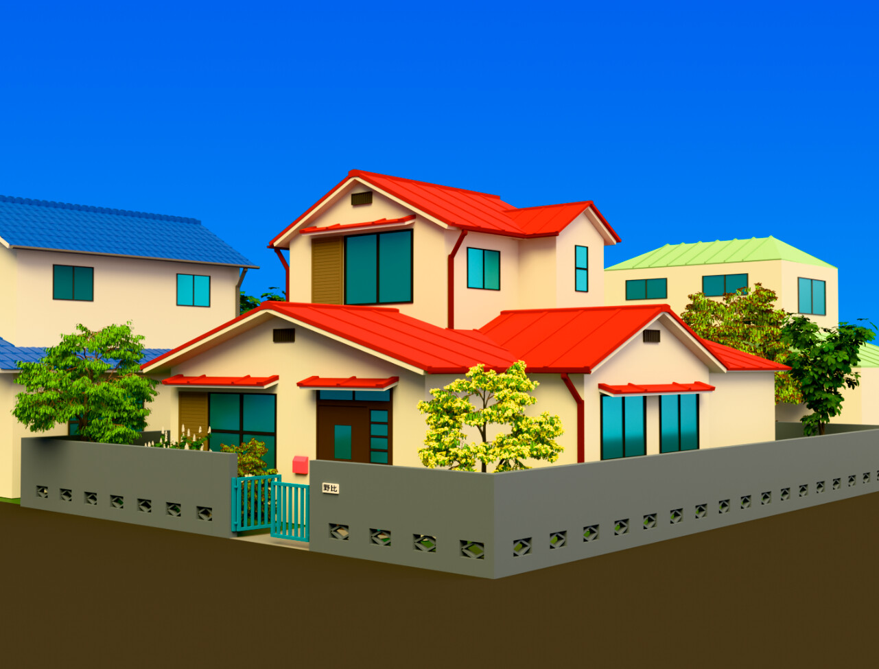 ArtStation - Nobi's House from Doraemon