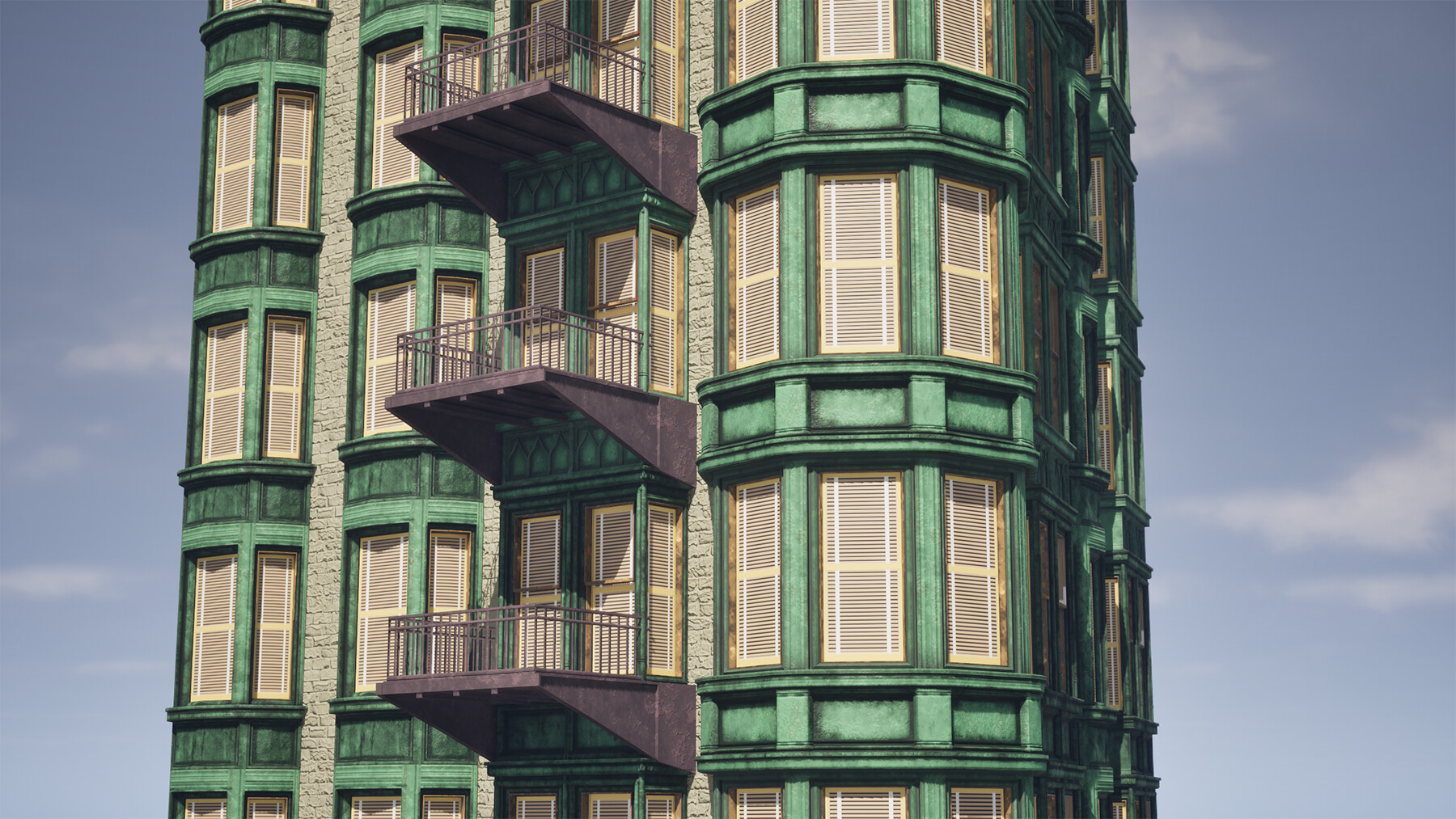 ArtStation - Columbus Tower Environment Piece