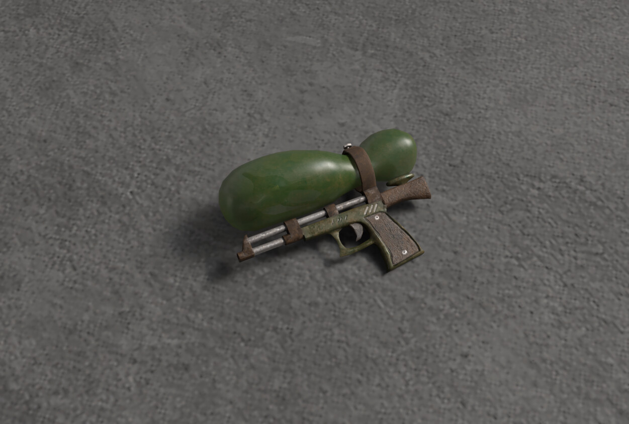 ArtStation - Alien Acid Gun