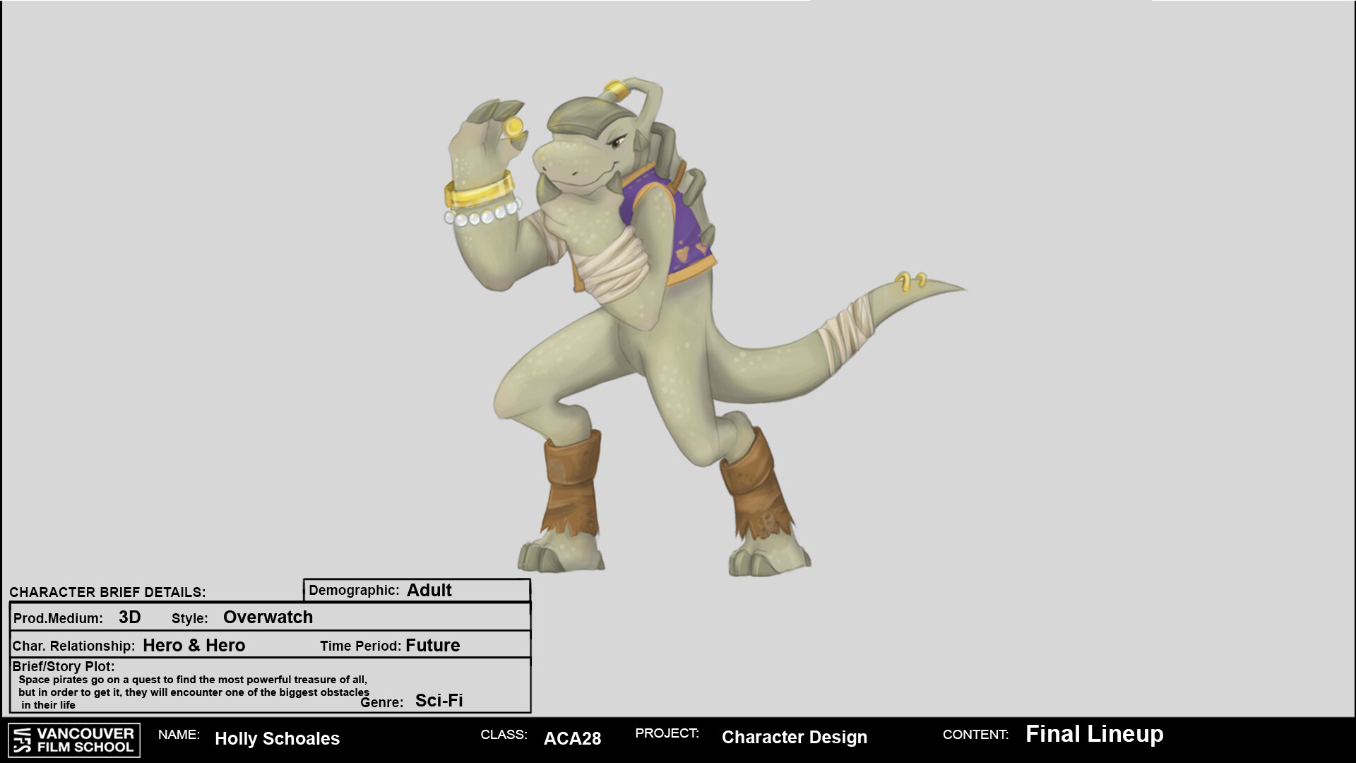 ArtStation - Hero Creature Design- Term 3 Vancouver Film School- (2023)