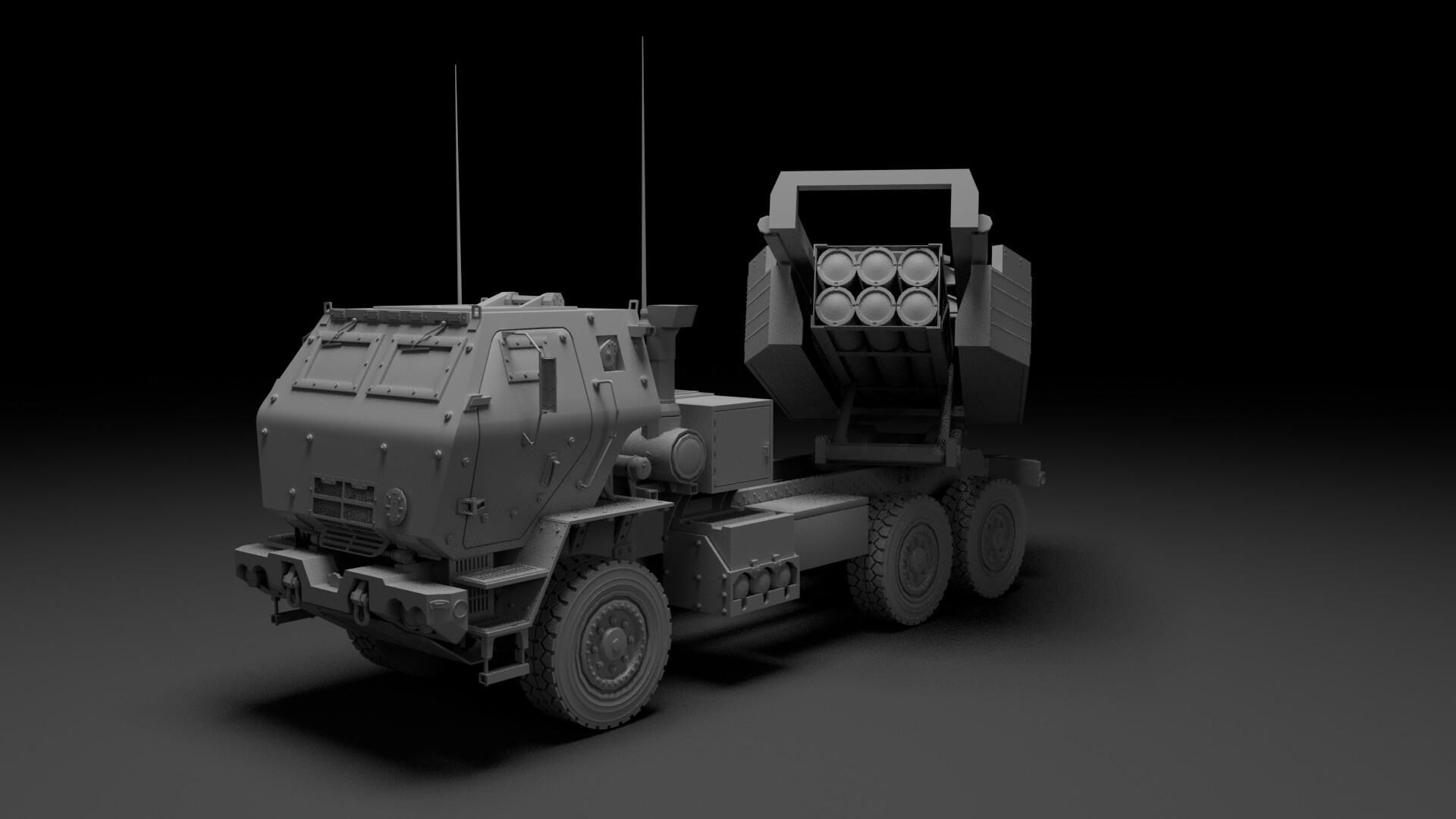 ArtStation - M142 HIMARS light multiple rocket launcher