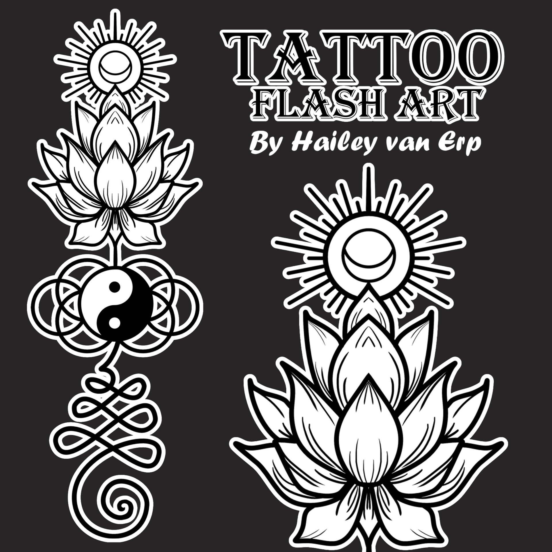 ArtStation - Lotus flower tattoo