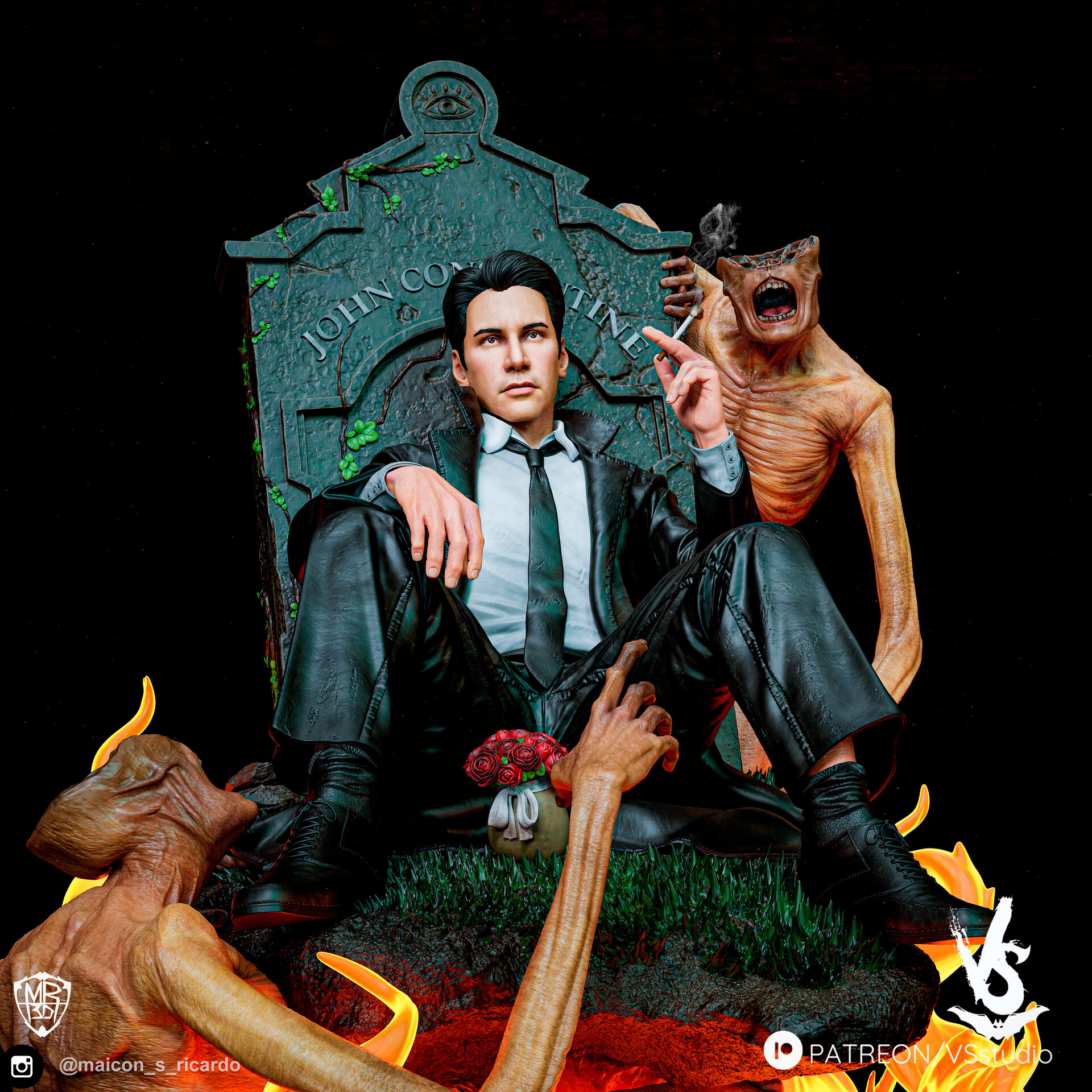 ArtStation - Constantine -Keanu Reeves