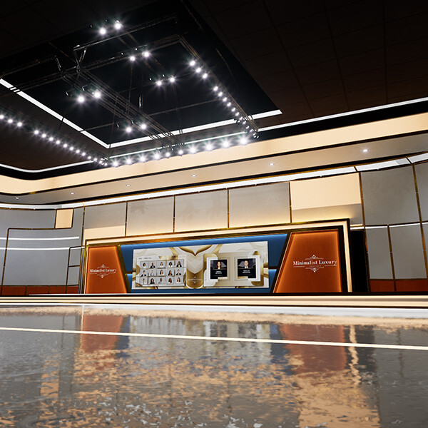 ArtStation - Minimalist Virtual Studio - Unreal Engine + Aximmetry