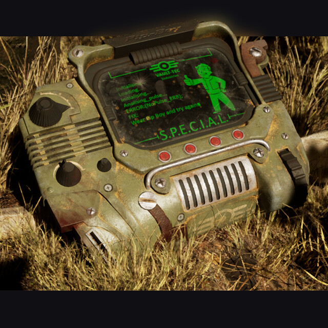 ArtStation - Pip boy - fallout 3 concept art