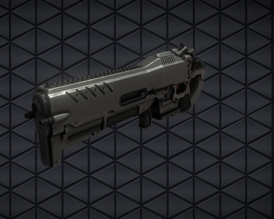 ArtStation - Impaler Gauss Rifle