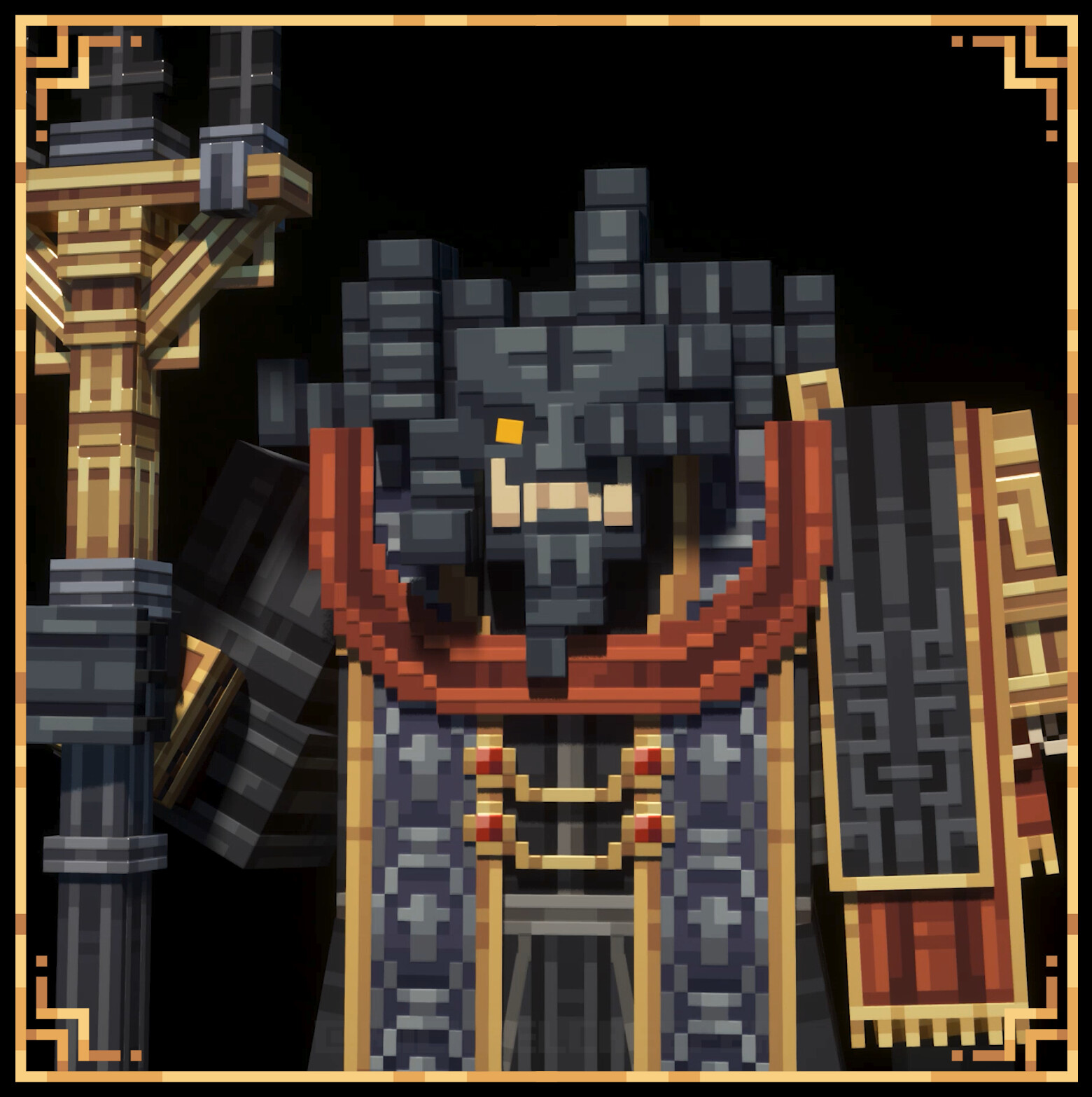 ArtStation - MINECRAFT x ELDEN RING - Mohg, Lord of Blood