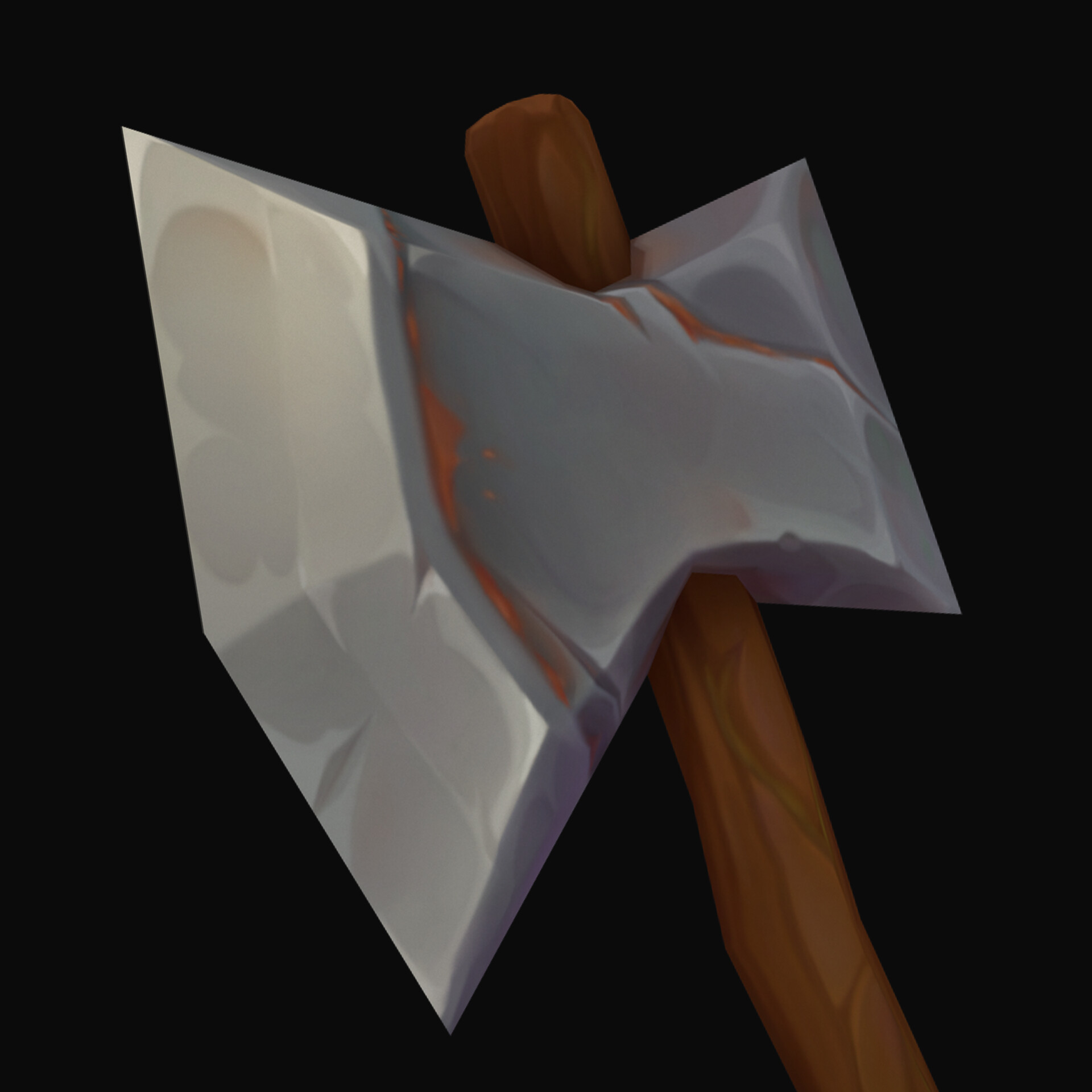 ArtStation - Stylized Axes and Shield